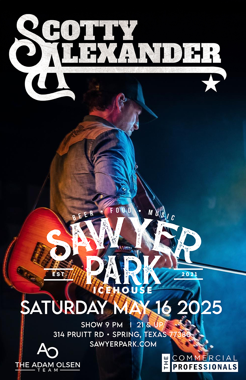 Live Music – Sawyer Park Icehouse • Spring, TX
